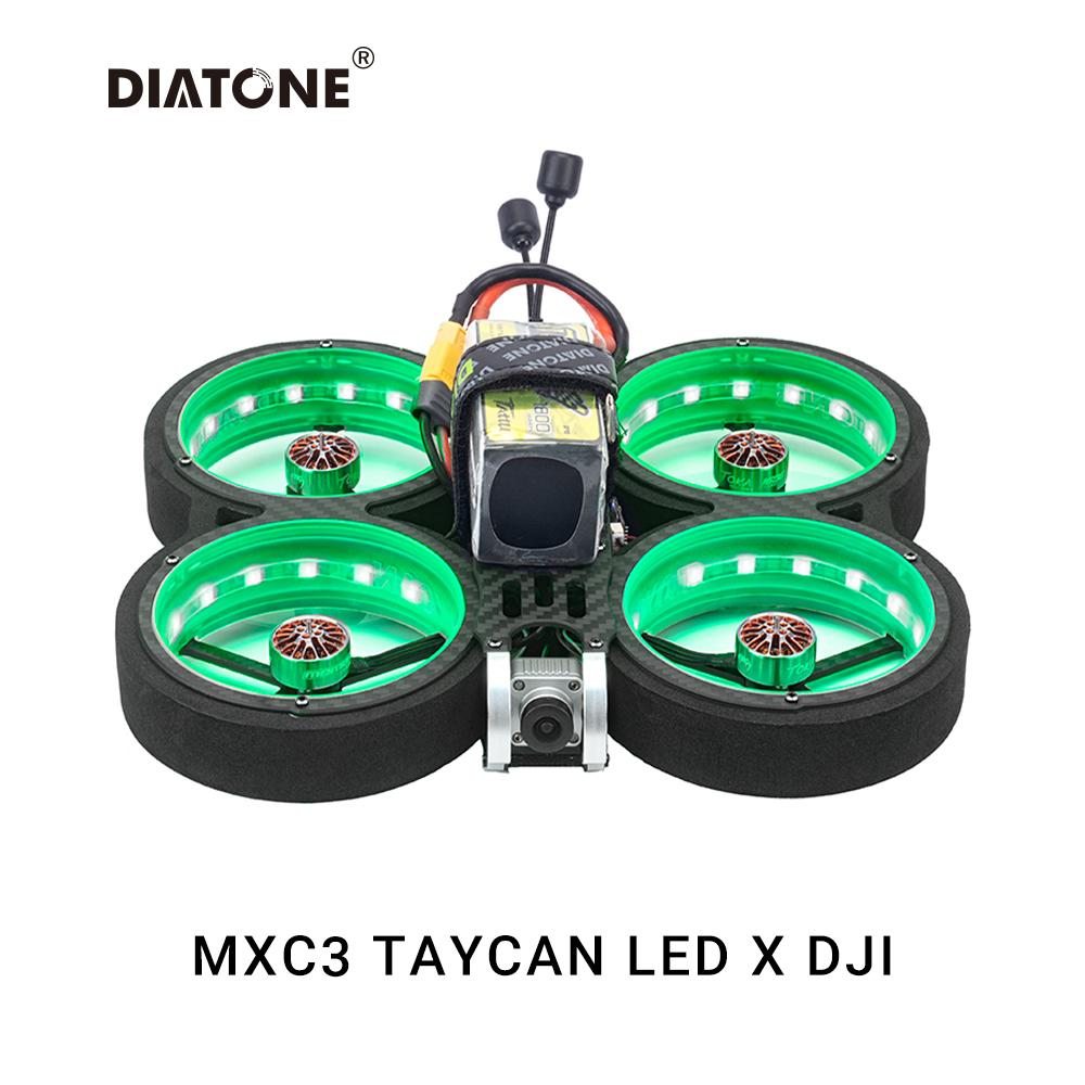 DIATONE MXC TAYCAN SW2812 LED-DUCT 3INCH FREESTYLE FPV DRONE DJI AIR ...