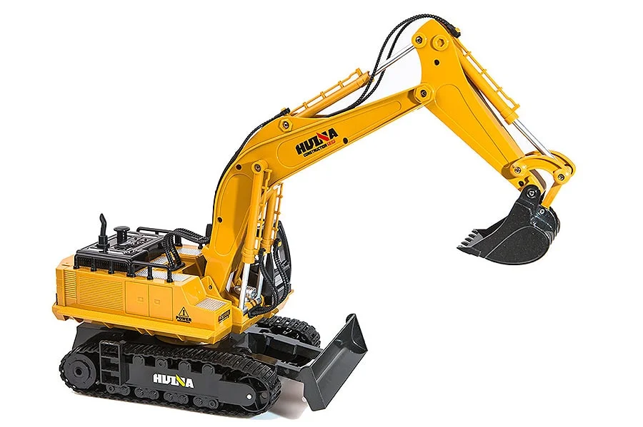 Huina 2.4G 11Ch R/C Excavator 1:16 RTR w/ Die Cast Bucket | DIYFPV.COM