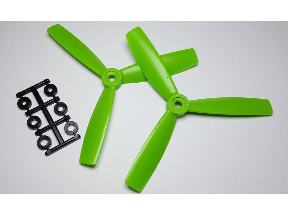 HQ Prop Green Durable 5x4.6x3 Tri Blade Propeller Set ( 2 CW, 2 CCW ...