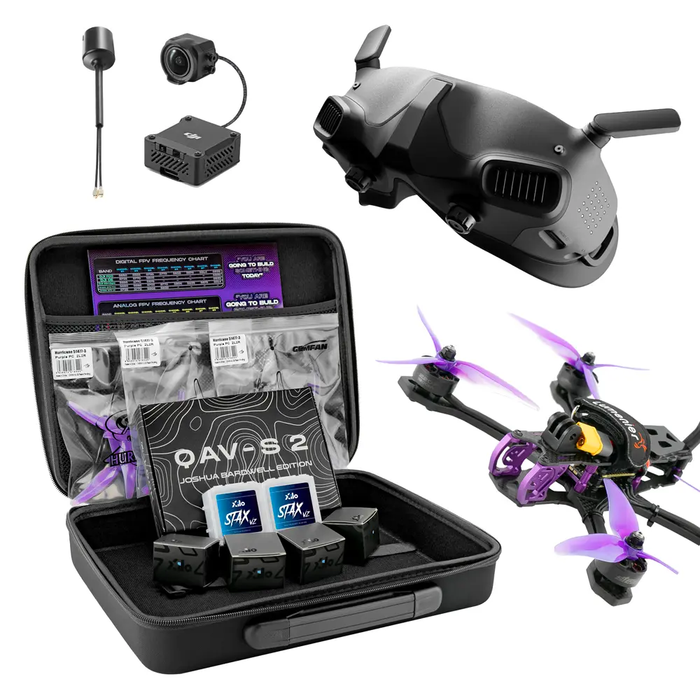 Beginner DIY FPV Drone Bundle - QAV-S 2 Bardwell SE 5" + DJI Goggles 3 ...