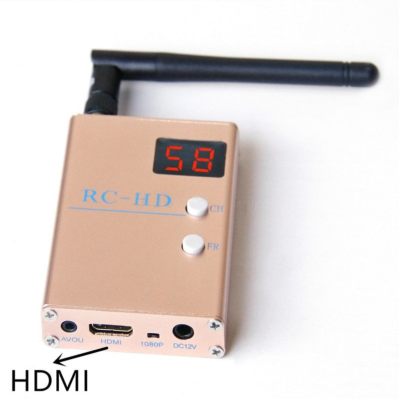 RC832HD 5.8GHz 48CH FPV HD Receiver with HDMI 1080p upscaled & A/V ...