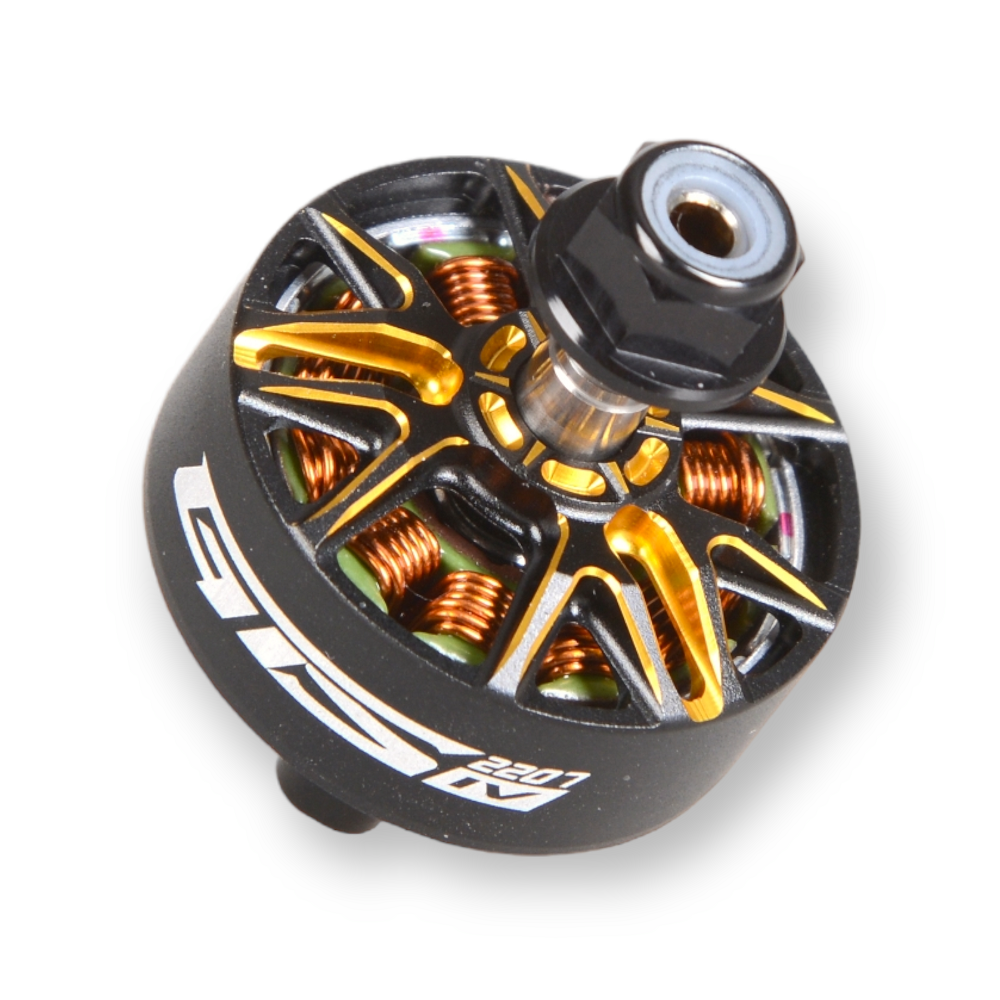 RCINPOWER GTS V4 2207 1960KV Brushless FPV Drone Motor - Black/Gold ...