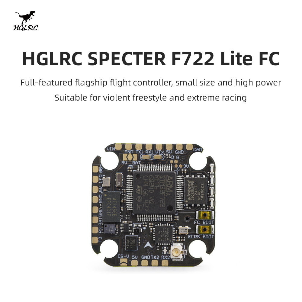 HGLRC SPECTER F722 Lite ICM42688 gyro integrated ELRS 2.4G receiver ...