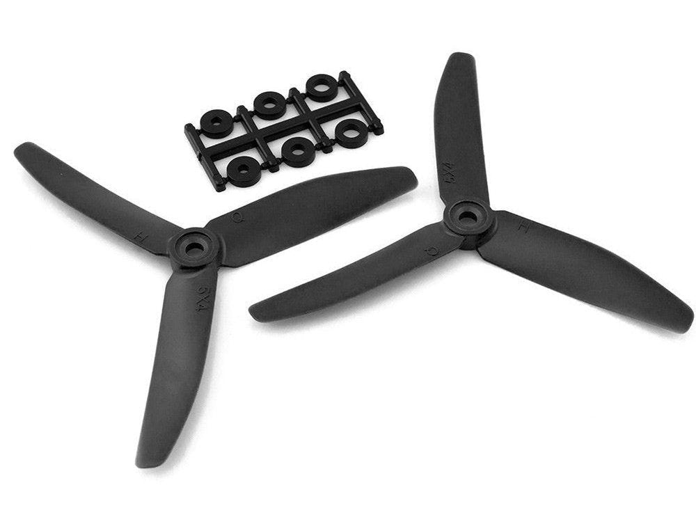 HQ Prop Black 5x4x3 Tri Blade Propellers ( 2 CCW ) | DIYFPV.COM