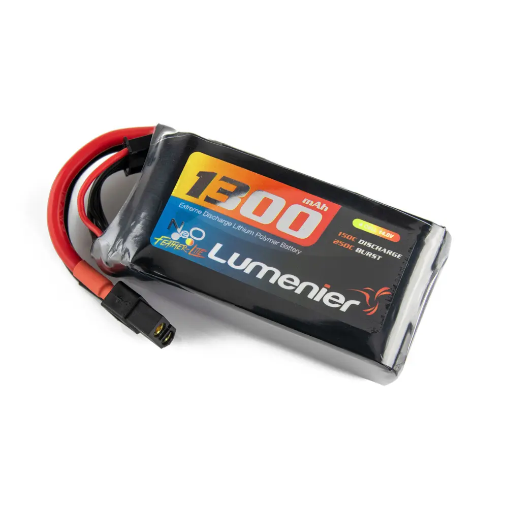 Lumenier N2O Feather-Lite 1300mAh 4s 150c Lipo Battery (XT-60) - 1.8 ...