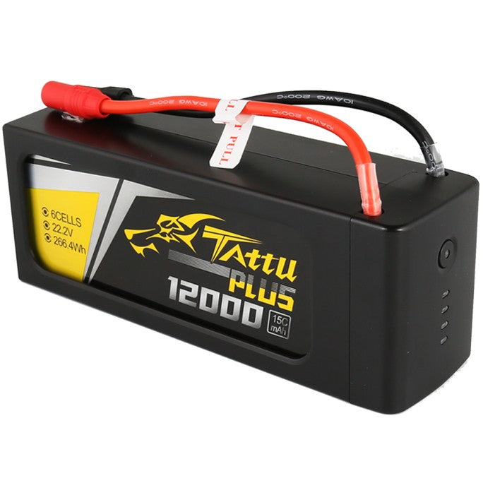 Tattu Plus 12000mah 22.2v 15c 6s Lipo Smart Battery Pack with AS150 ...