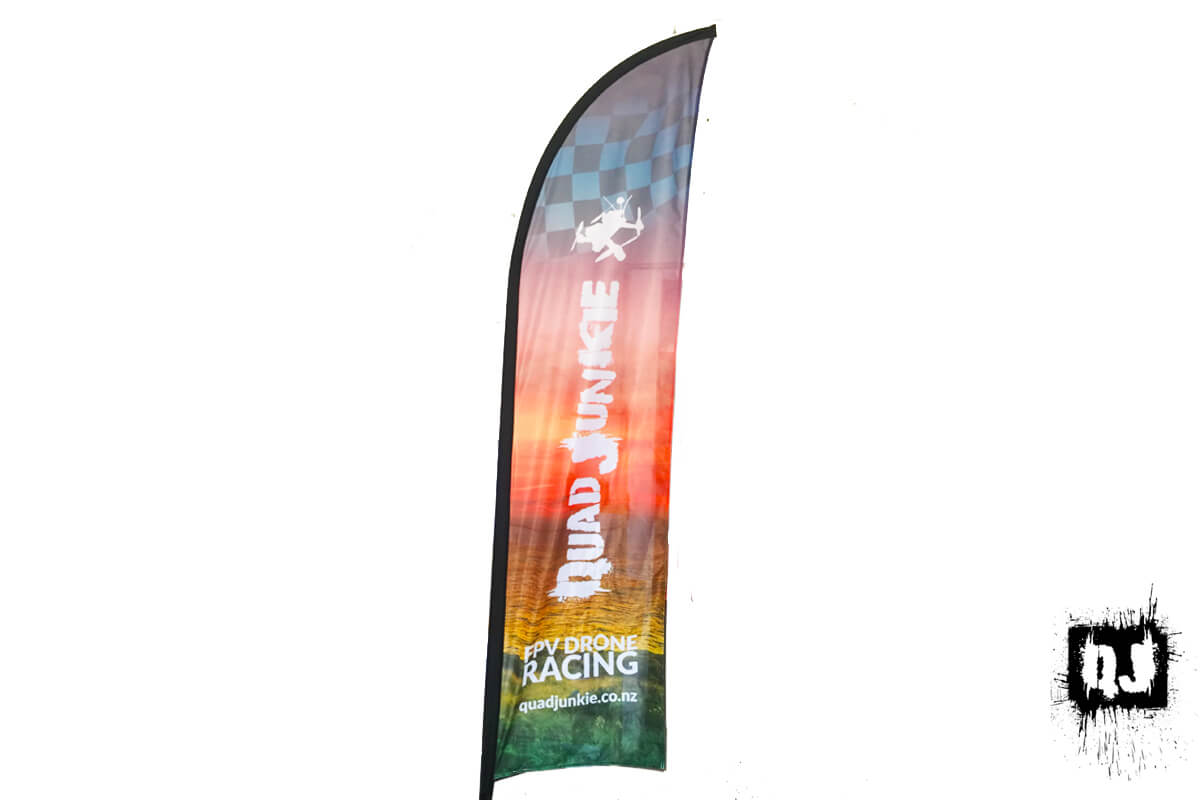 Quad Junkie Large Race Flags 4m High | DIYFPV
