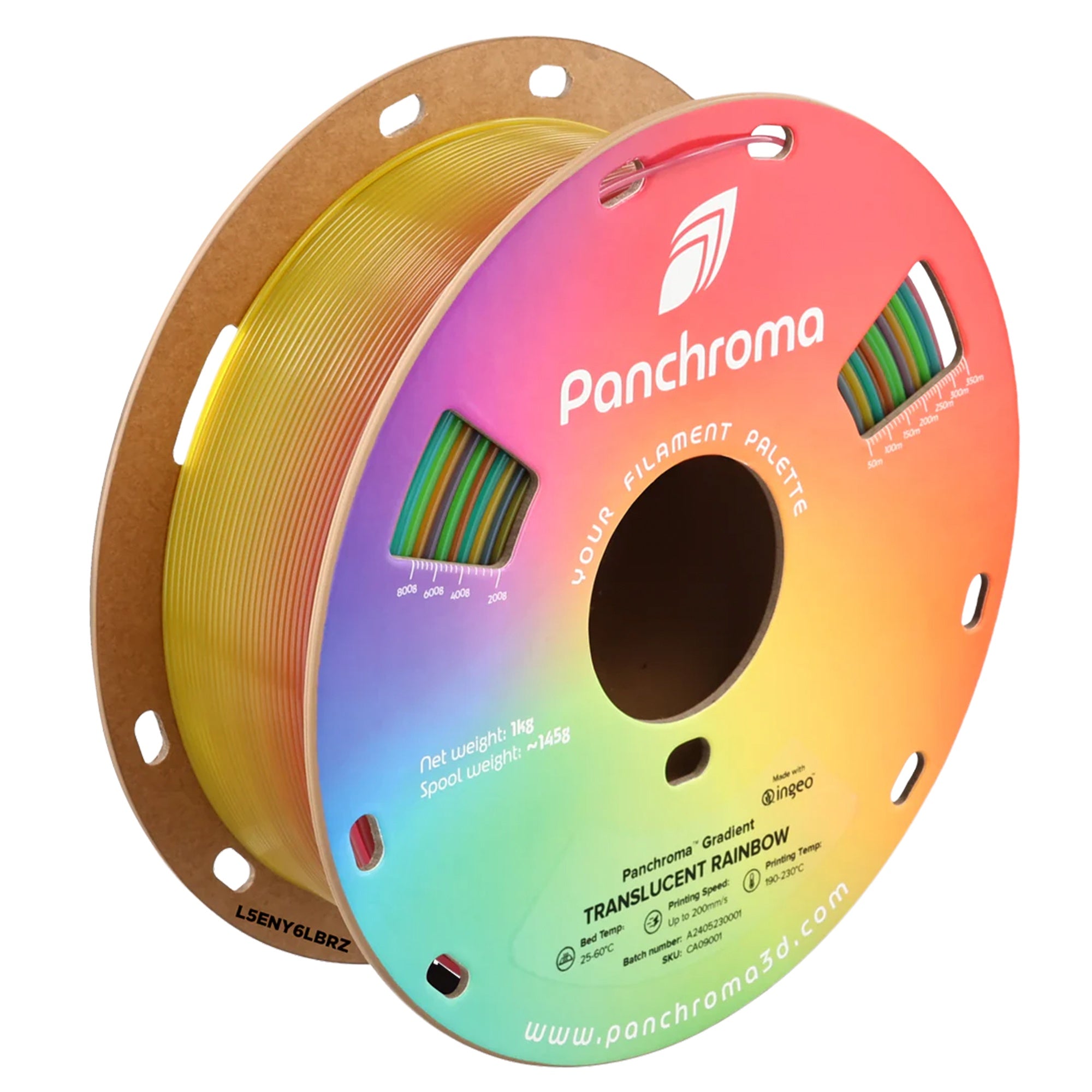 Polymaker Panchroma Gradient Translucent Rainbow PLA 1.75mm Filament ...