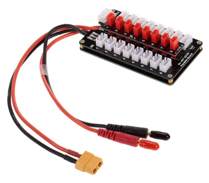 8 x JST-2S-3S LiPoly Battery Parallel Charging Board | DIYFPV