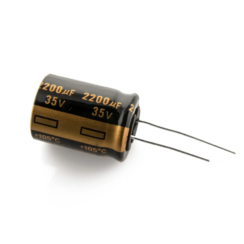 Panasonic 35V 2200uF LOW ESR Capacitor - Brown | DIYFPV.COM