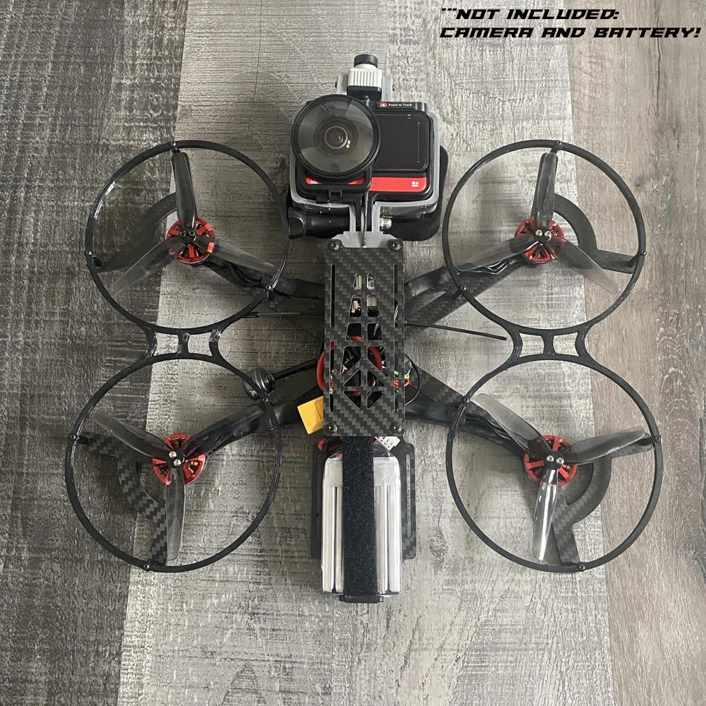 RobFPV Stealth Whoop 360 4" Invisible Drone Frame Kit - Choose Mount ...